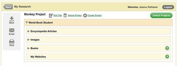 How to use My Research in Student