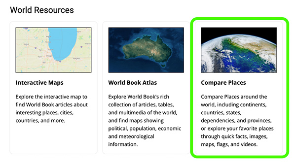 How to use World Resources in Student
